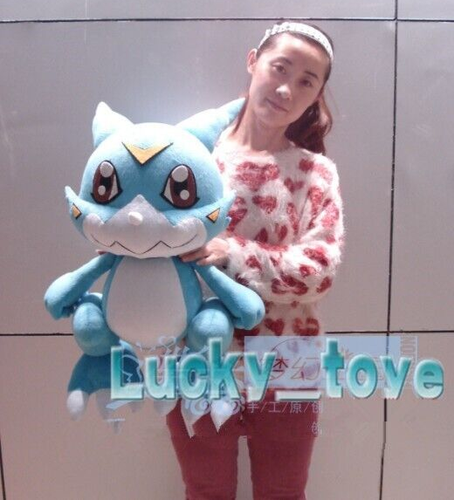 23'' Giant Digimon V-mon Plush Doll Digital Monster Chibimon Stuffed ...