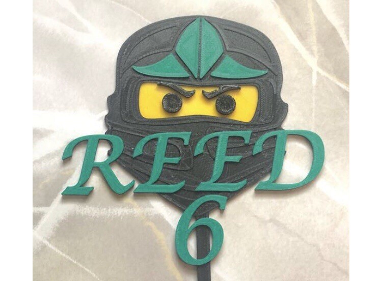 Ninja Mask Inspired by Ninjago Custom Cake Topper | eBay