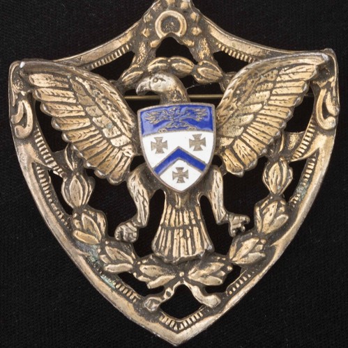 Vintage US MILITARY Uniform Badge PIN Pendant Army EAGLE Enamel 3” | eBay