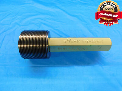2 3/8 10 UNS 2A SET THREAD PLUG GAGE 2.375 2.3750 NO GO ONLY P.D. = 2. ...