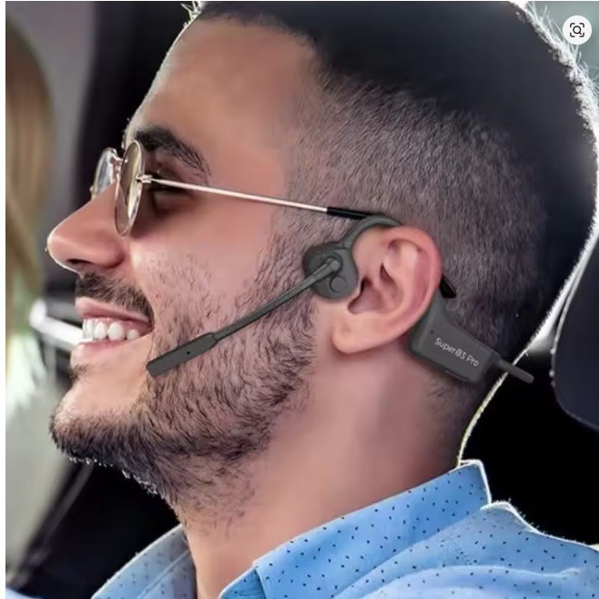 Wireless Bluetooth Headset Bone Conduction Earphones Fast Charge Sports ...