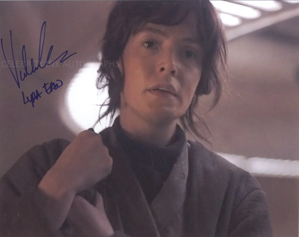 VALENE KANE as Lyra Erso - Rogue One - Star Wars GENUINE SIGNED ...