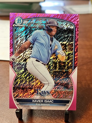 2023 BOWMAN CHROME FUCHSIA SHIMMER REFRACTOR XAVIER ISAAC 158 /199 | eBay