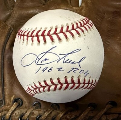 Tom Tresh Signed Autographed "1962 ROY" Official Major League (OML ...