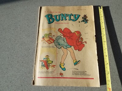 1959 British Bunty Girls Magazine Comic Book Four Marys Cheerful Cherry ...
