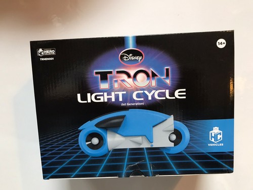 Eaglemoss Tron Blue Light Cycle Model Hero Collector Disney Tron 1st ...