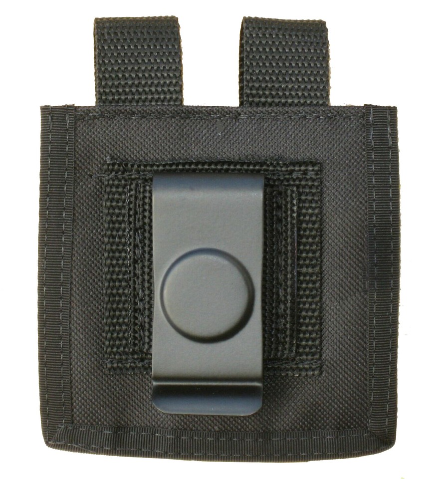 Black Double Magazine Pouch for Ruger LCP & S&W Bodyguard 380 Pistols ...