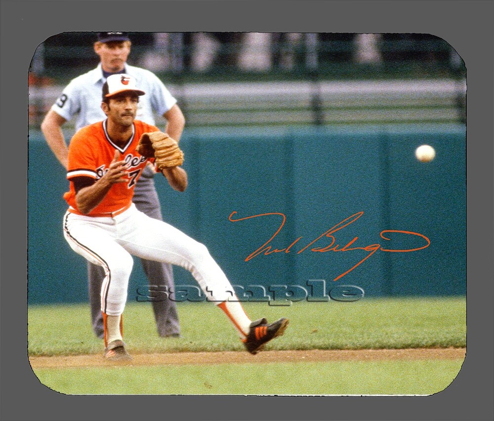 Mark Belanger Baltimore Orioles Facsimile Autographed Mouse Pad Item ...