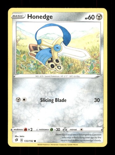 Honedge 133/192 Regular Nintendo Pokemon Trading Card TCG | eBay