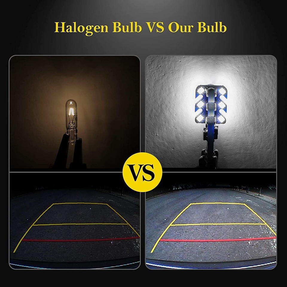 2 Pack 921 LED Super Bright White Reverse Light High Power 2016-24-SMD ...