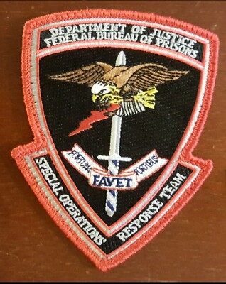 BOP Federal Bureau Of Prisons SORT Special Operations Team 4" Patch ...