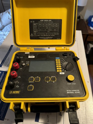 AEMC 6240 Micro-Ohmmeter 685338010053 | eBay