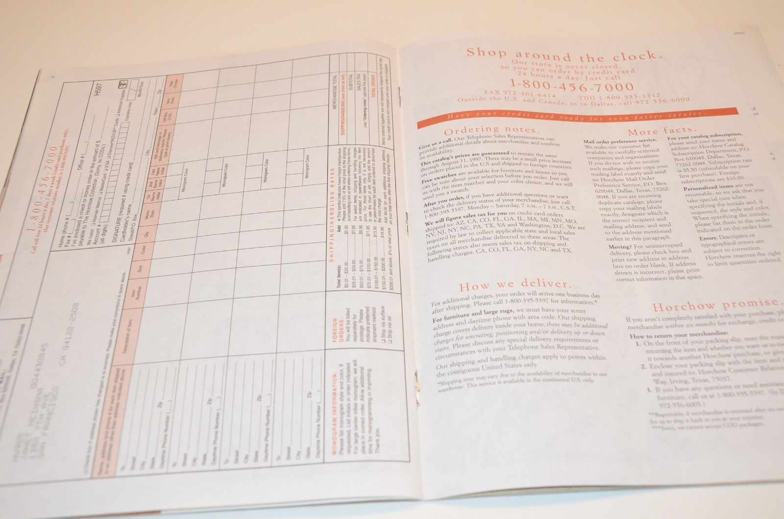 2007 Horchow Collection Home Decor Mail Order Catalog Mailer Look Book ...