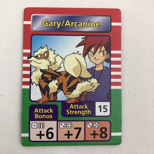 Pokemon Master Trainer Board Game 1999 Replacement Rival Card Gary ...
