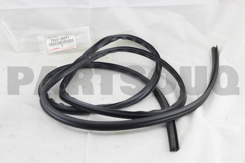 7553126071 Genuine Toyota MOULDING, WINDSHIELD, OUTER UPPER 75531-26071 ...
