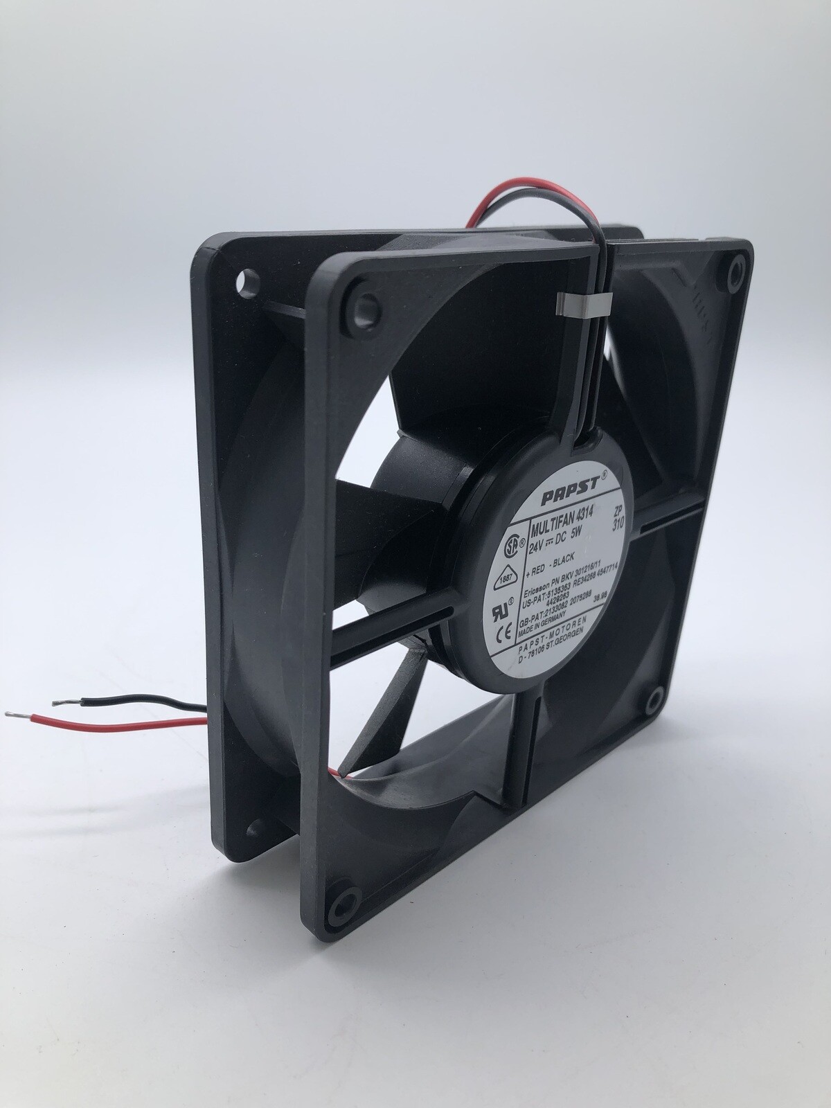 EBM Papst 4314 Multifan 2-Wire Axial Fan 24V DC 5W 119 x 119 x 32mm ...