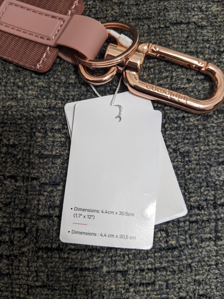 Lululemon Never Lost Keychain Red Clay/Rockwood | eBay