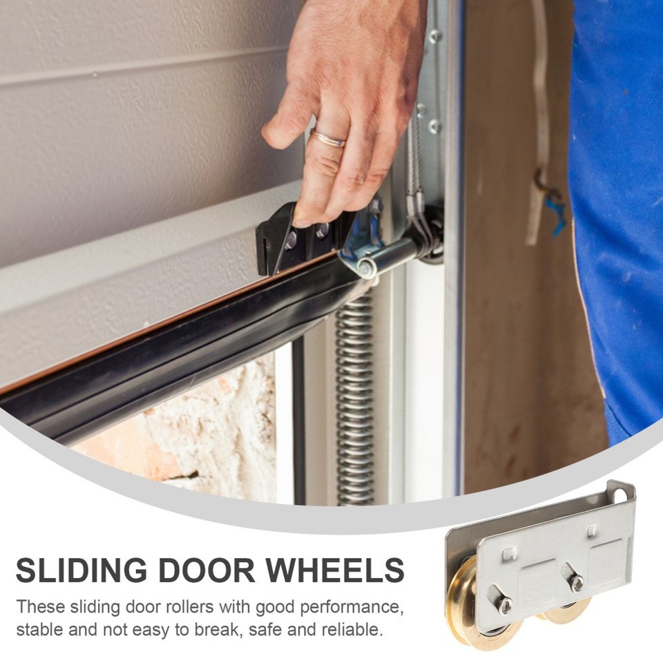 Set of 2 Sliding Copper Wheel Travel Patio Door Wheels Replacement | eBay