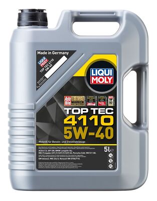 Liqui Moly Top Tec 4110 5W-40 5L fits BMW 1 Series F40 118i M 135i ...