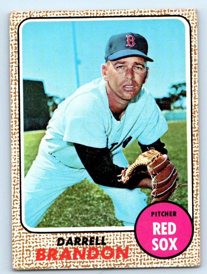 1968 Topps Baseball Cards #26 Darrell Brandon Boston Red Sox | eBay