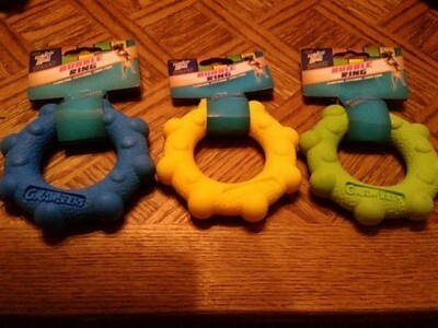 Dog Toy Ring by Zany Bunch. Buy 1 Get 1 Free!! Yellow/Light/Green/Blue ...