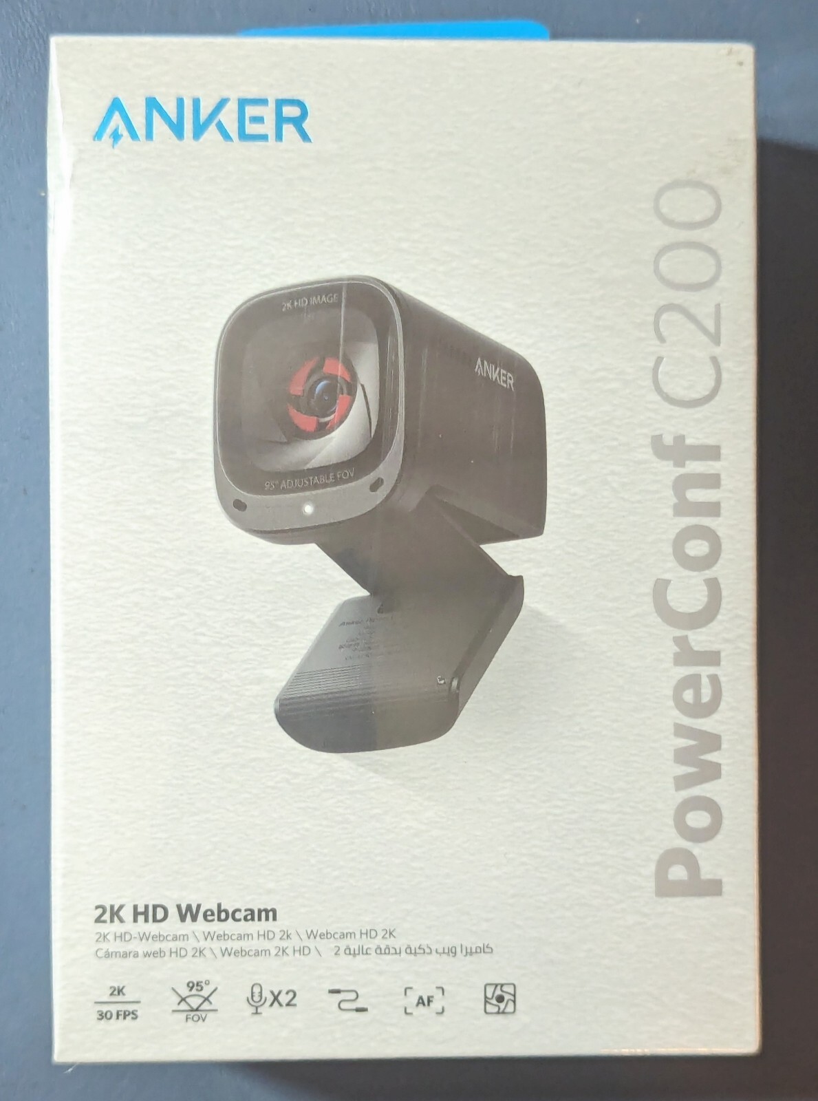 Anker PowerConf C200 2K Mac Webcam - Black (A3369) for sale online | eBay