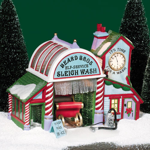 Department 56-North Pole- Beard Bros. Sleigh Wash - 56740 | eBay