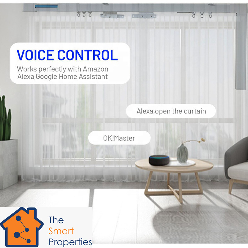 Smart Curtain Track Wifi Electric/ Automated/ Motorised Adjustable ...