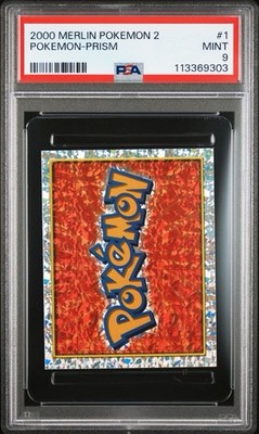 2000 Merlin Pokemon Series 2 “Pokemon Logo” #1 Prism PSA 9 | eBay