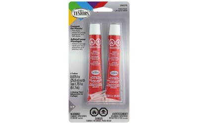 Testors 290278 Classic Tube Model Glue for Styrene and ABS Plastic 2 ...