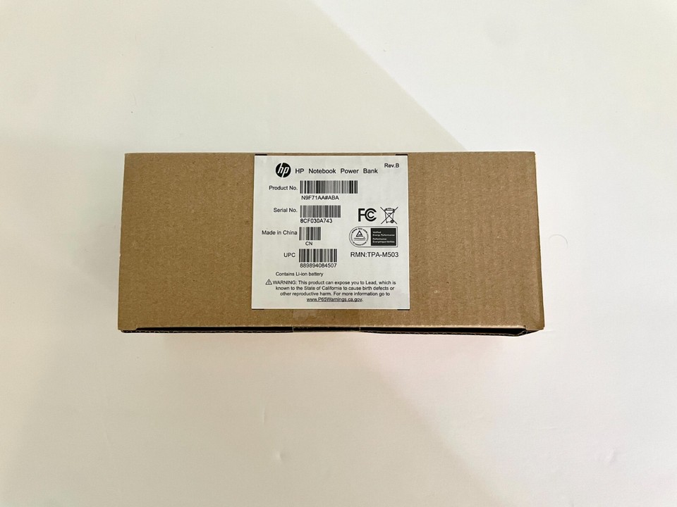 HP Notebook Power Bank N9F71AA Power Supply for Notebooks, Cell Phones ...