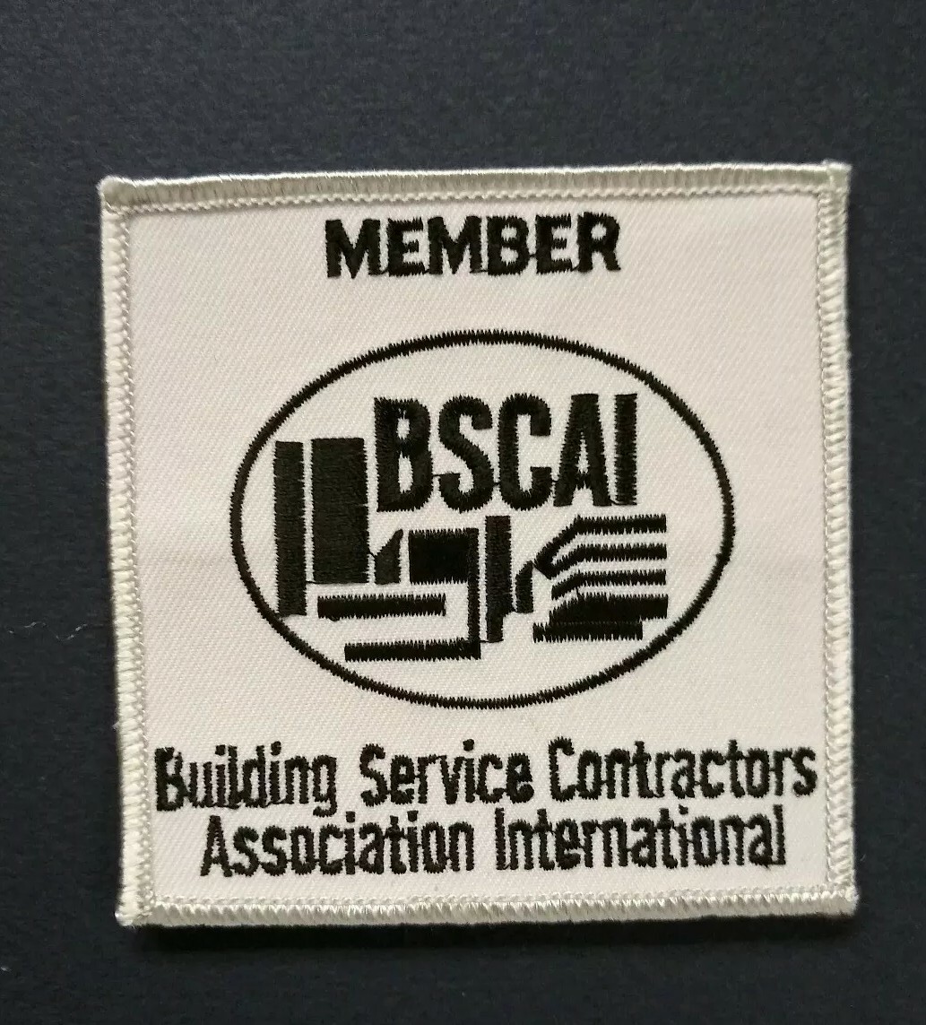 BSCAI Building Service Contractors Association uniform/shirt patch--15 ...