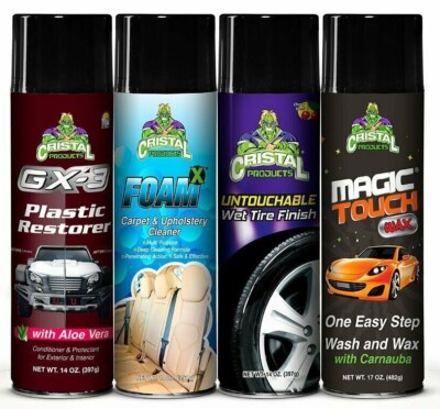 Pro Car Detailing (GX-3, Foam X, Untouchable & Magic Touch) Cristal Products | eBay