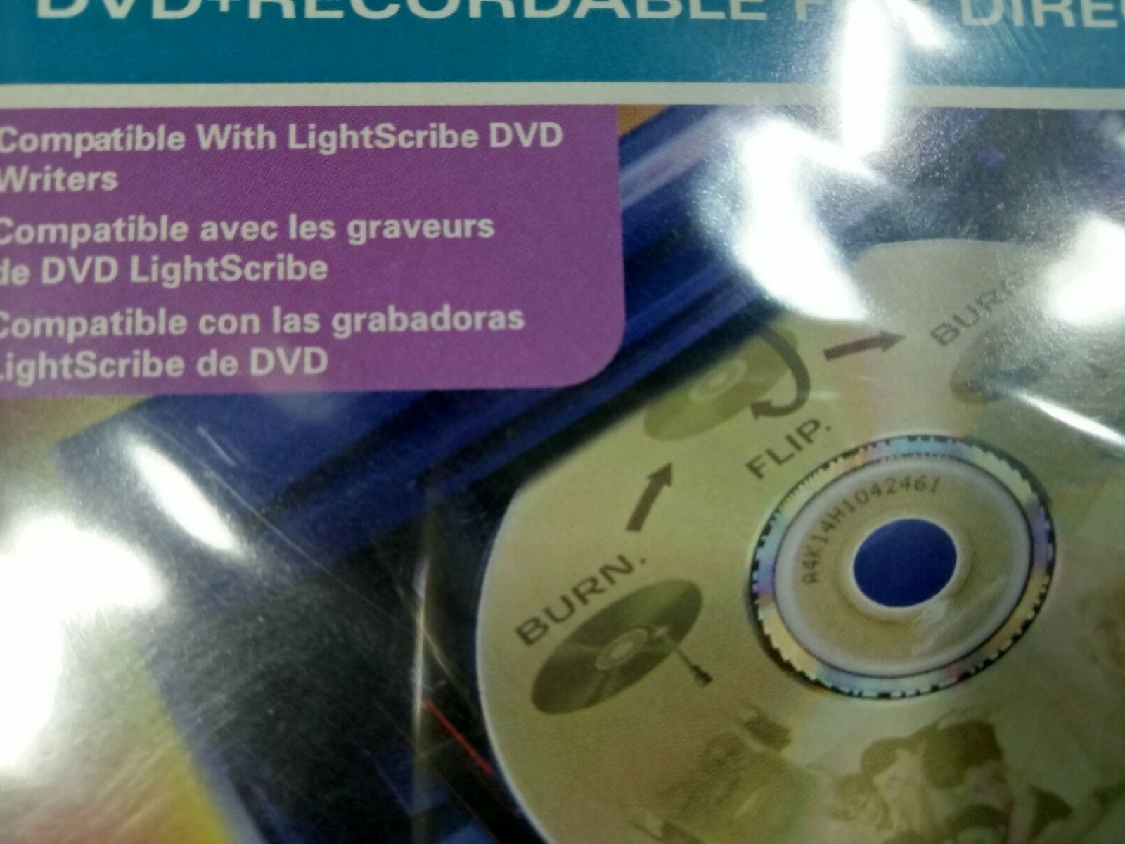 Media: Blank DVDs:(1pc)DVD+R Writable/LightScribe 16x 120min 4.7GB ...