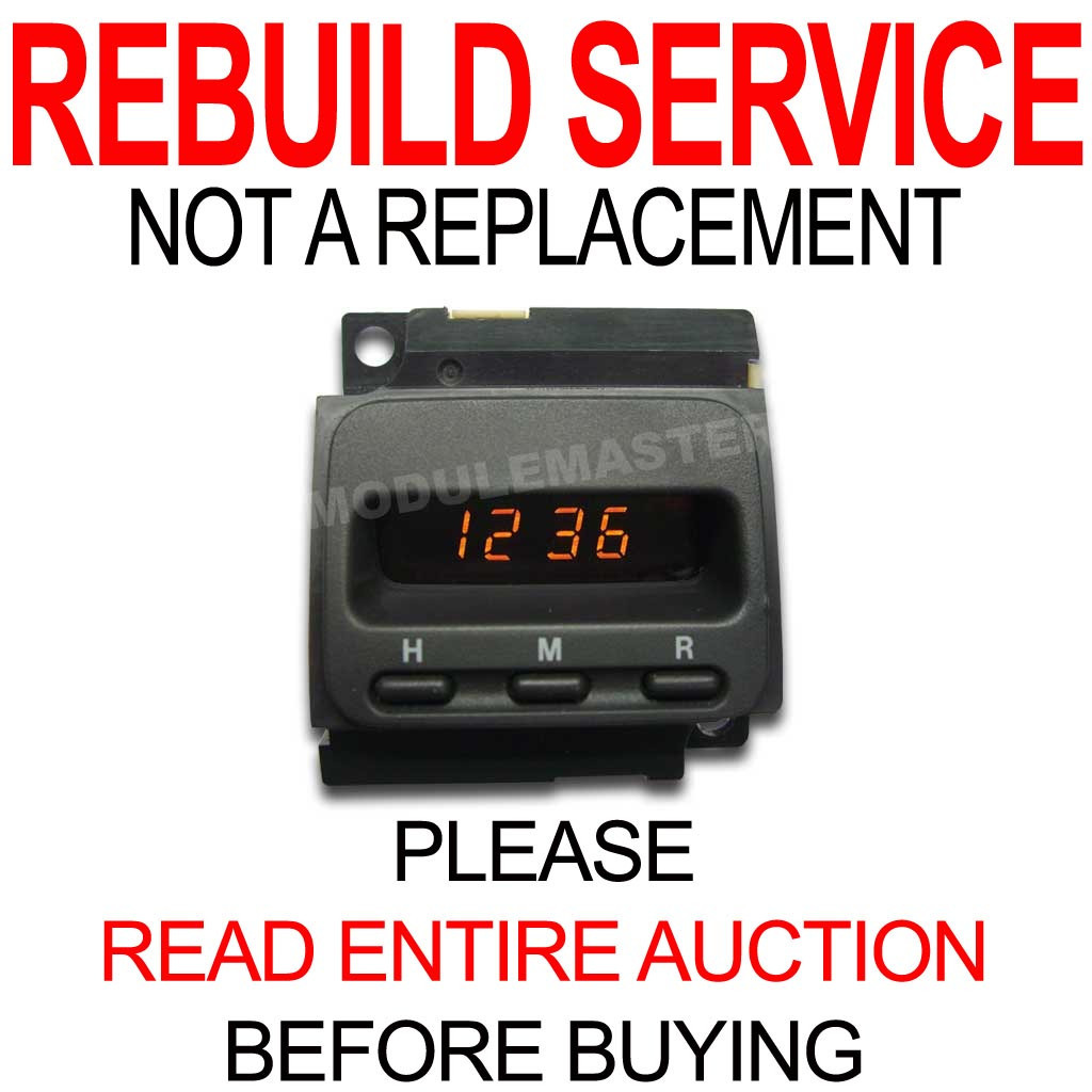 Rebuild Repair For 97 98 99 00 01 Honda CRV CR V Clock EBay