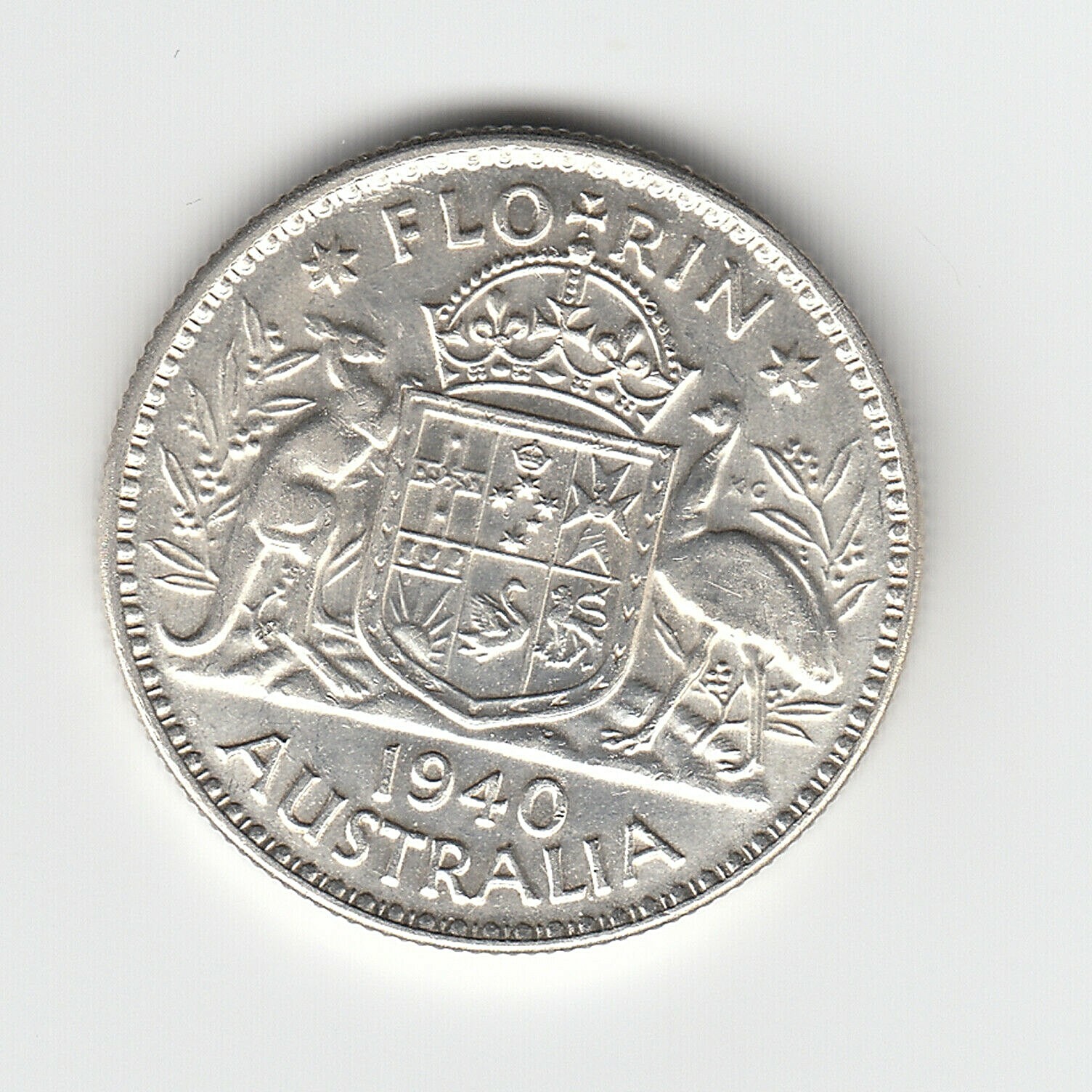 1940 KGVI AUSTRALIA FLORIN - 92.5% SILVER - GREAT VINTAGE COIN | eBay ...
