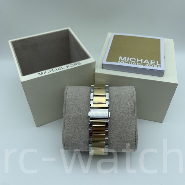 Michael Kors MK5626 Parker Two Tone Gold Silver Chronograph 39mm Women ...