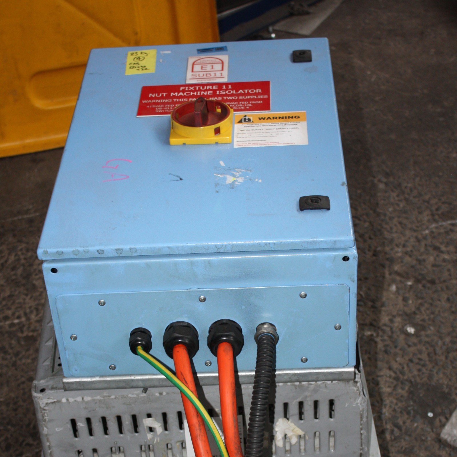 KRAUS & NAIMER KG251 KG252 250A 3 pole phase Isolator Switch Enclosure ...