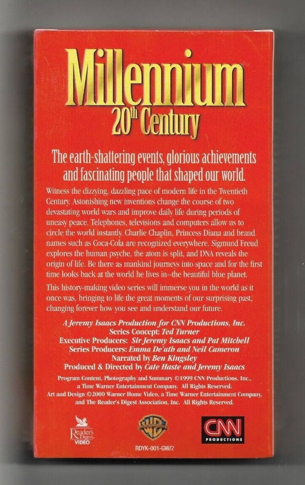 NEW & FACTORY SEALED READER'S DIGEST CNN PRESENTS MILLENNIUM 20TH ...