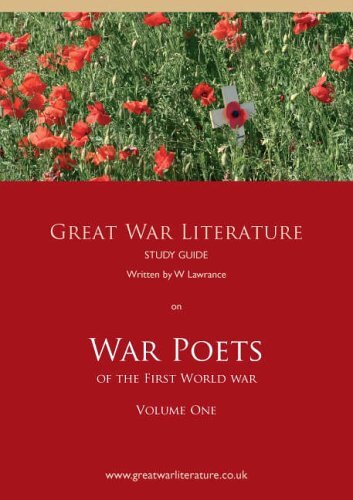 Great War Literature Study Guide on War Poets of the First World War: v ...