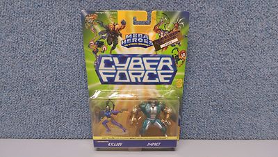 Mega Heroes - Cyber Force - Killjoy & Impact | eBay Australia