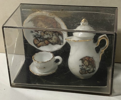M I Hummel Reutter Porzellan Porcelain Dollhouse Miniature Tea Set ...