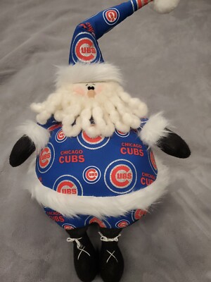 Chicago Cubs Santa Claus Plush | eBay