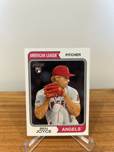2023 Topps Heritage Ben Joyce Rookie Card #722 Los Angeles Angels | eBay