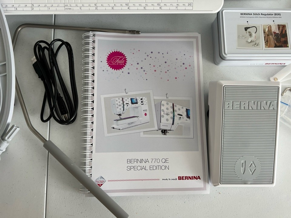 Bernina 770 QE Plus Tula Pink Sewing, Quilting, and Embroidery Machine ...