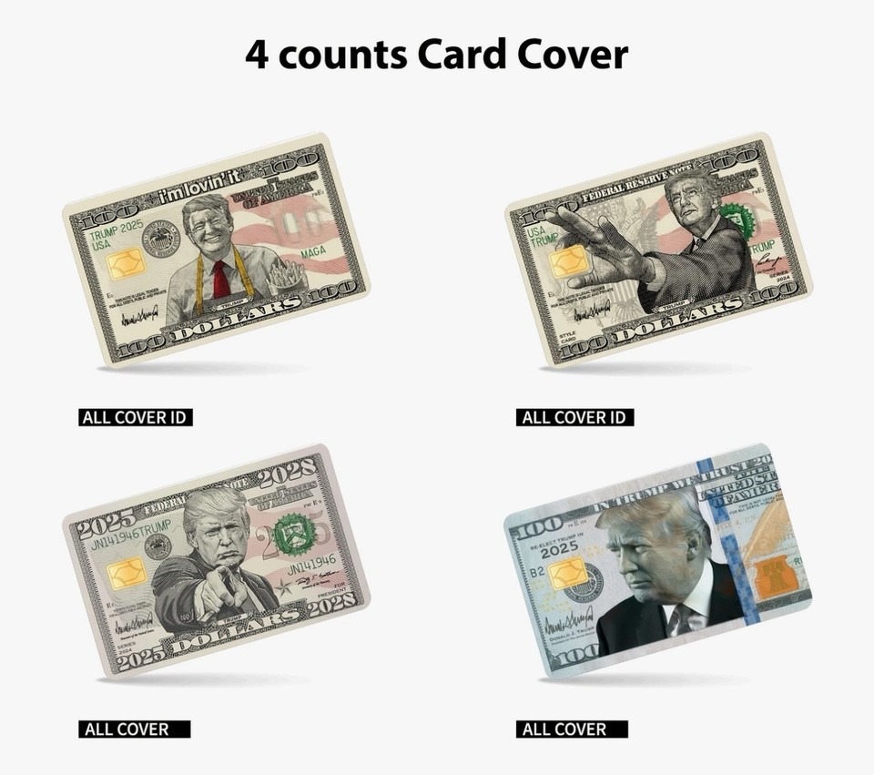 Lot x4 Types - President Donald Trump Skin Credit Debit Card Sticker ...