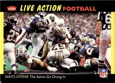 New Orleans Saints 1987 Fleer Team Action #35 32461 Football Card | eBay