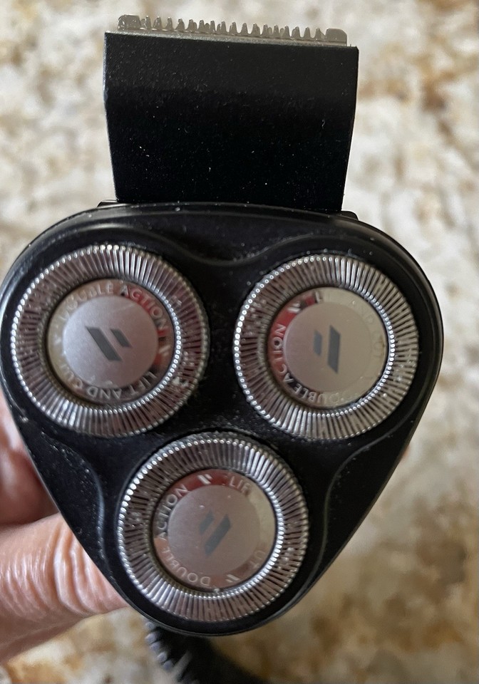 Norelco 3405 LC Corded Electric Men's Razor Triple Rotating Head ...