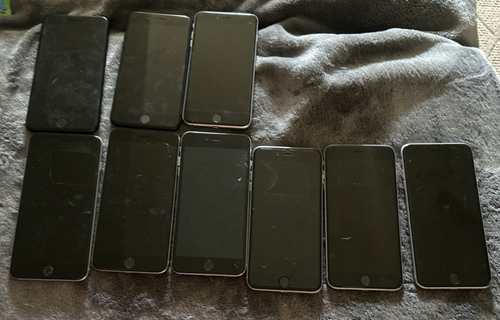 AS-IS Lot of 9 iPhone 6s Plus 128GB Silver Model A1687 for PARTS ...