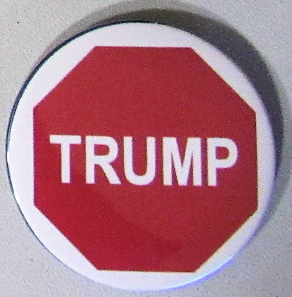 Anti-Trump Slogan Buttons Large 3" Bright Colors Easy to Read Set of 12 ...